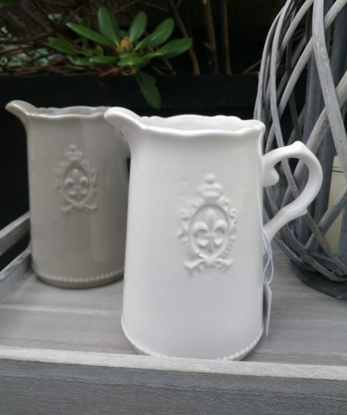 Grey Jug. Gorgeous French Country Style Grey Ceramic Jug - Etsy UK