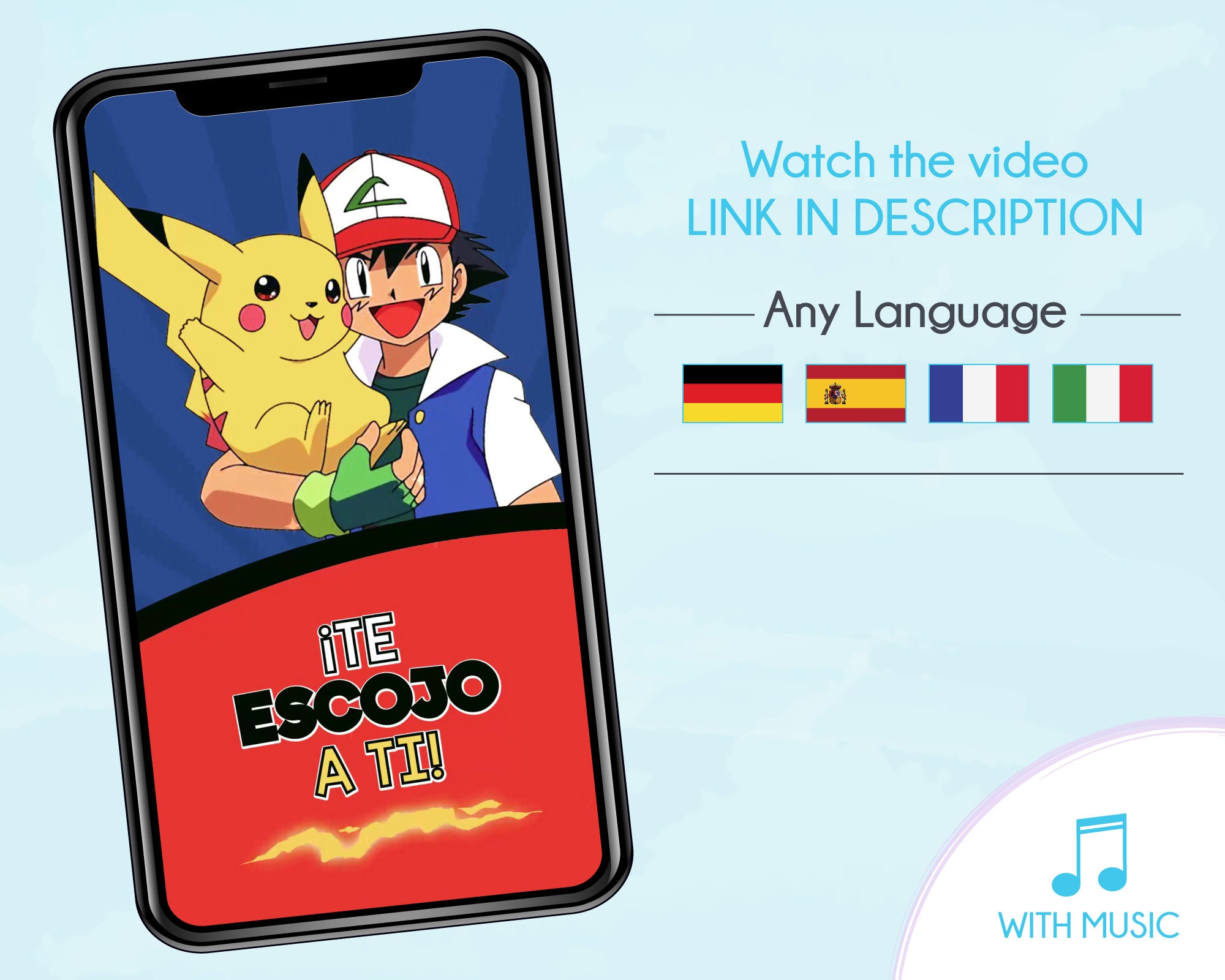 Custom Pokemon Birthday Party Invitation - Etsy