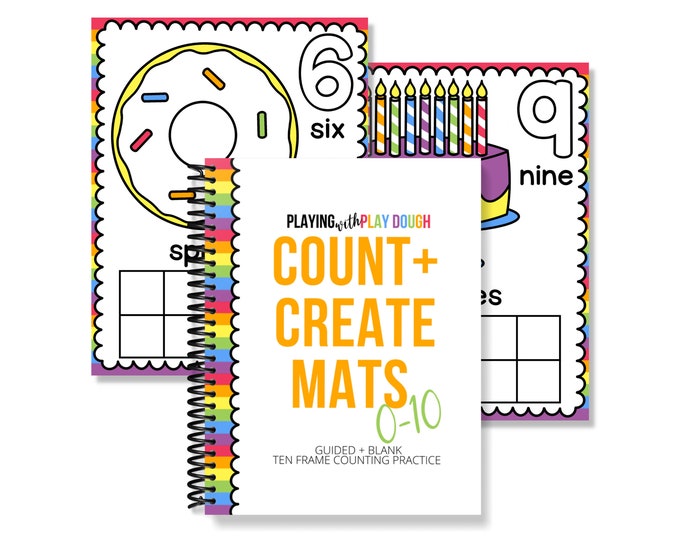 Printable Play Dough Mats includes 14 Activities, Play Doh Kids ...