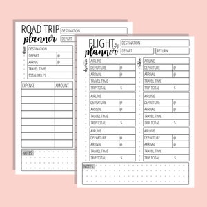 Travel Planner Printable - Trip Planner - Vacation Planner - Travel ...