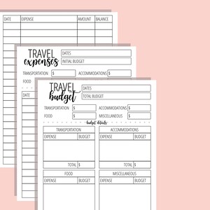 Travel Planner Printable - Trip Planner - Vacation Planner - Travel ...