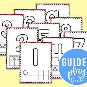 Play Dough Mats Play Doh Activity Mats Playdough Printable Ten Frame ...