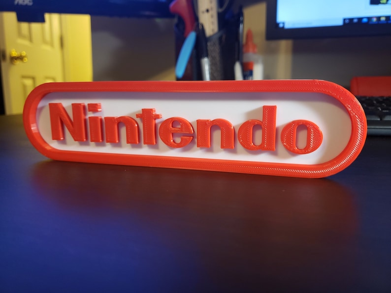 Nintendo Logo Sign - Etsy