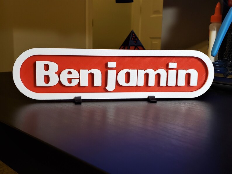 Custom Nintendo Style Name Sign/nameplate - Etsy