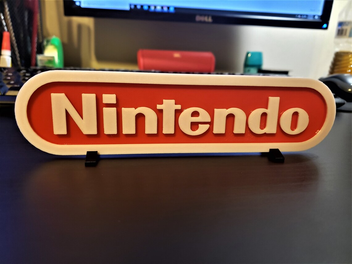 Nintendo Logo Sign | Etsy