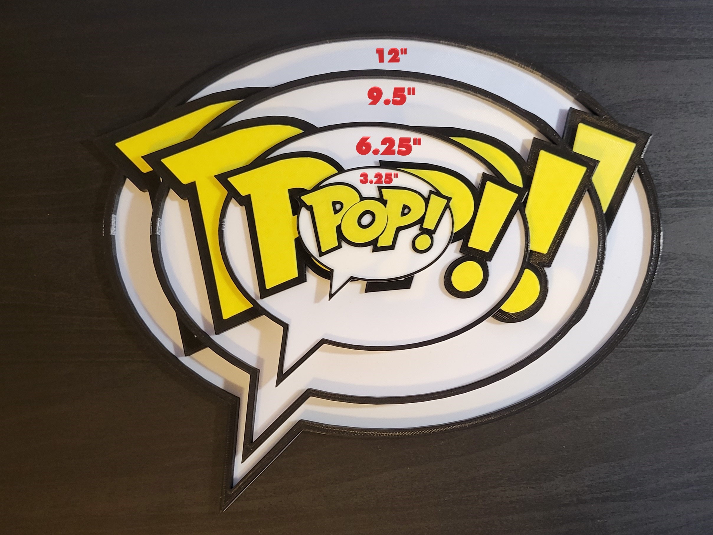 Custom Funko POP Logo Display Sign With Categories - Etsy