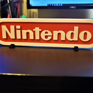 Nintendo Logo Sign - Etsy