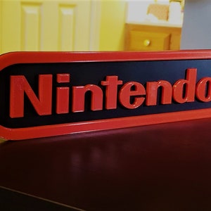 Nintendo Logo Sign - Etsy