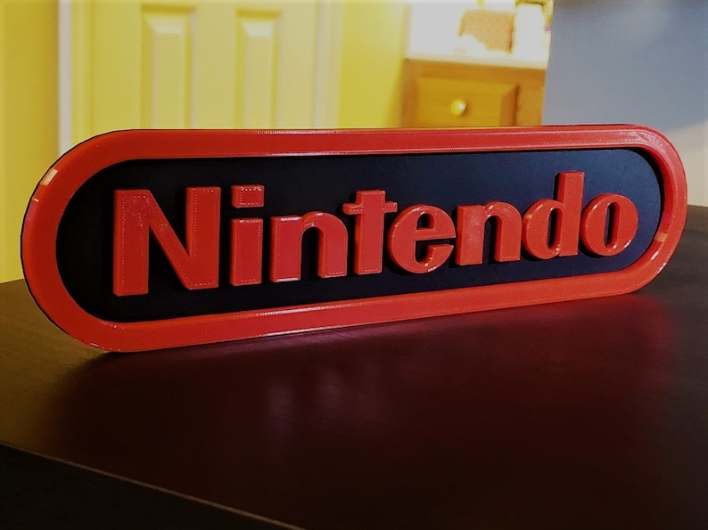 Nintendo Logo Sign - Etsy