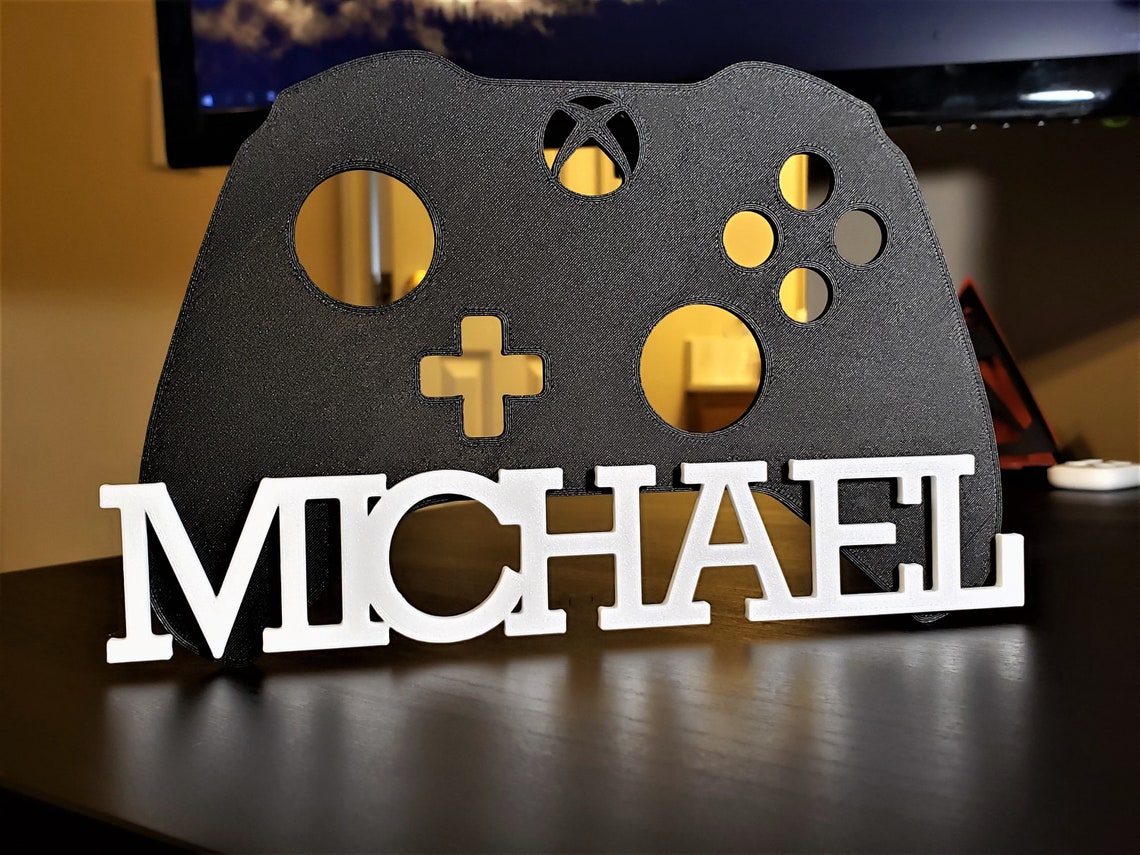 Custom Game Controller Name Plate - Etsy