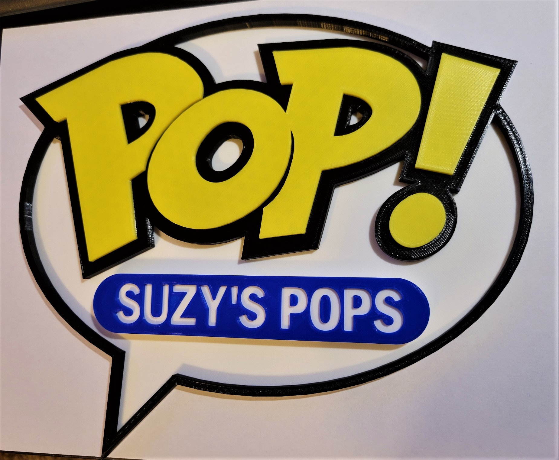 Custom Funko POP Logo Display Sign With Categories - Etsy
