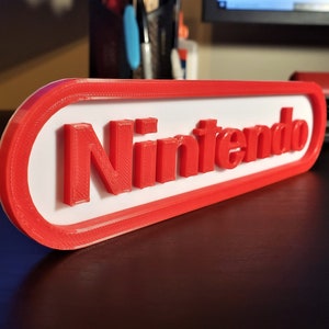 Nintendo Logo Sign - Etsy