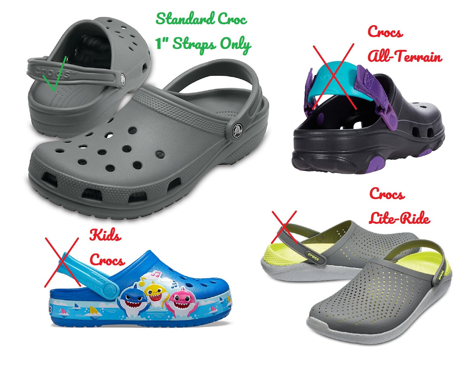 Crocticles, Add Some Balls to Your Crocs 17 Different Colors of Croc ...