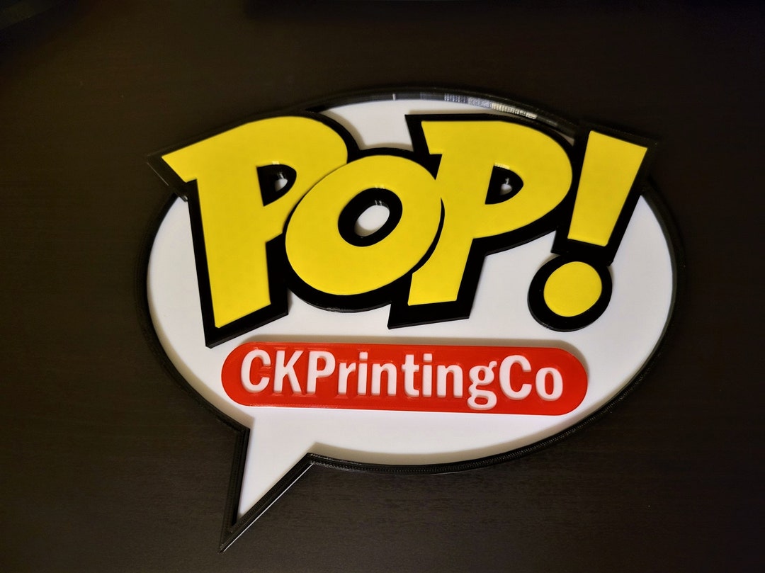 Custom Funko POP Logo Display Sign With Categories - Etsy