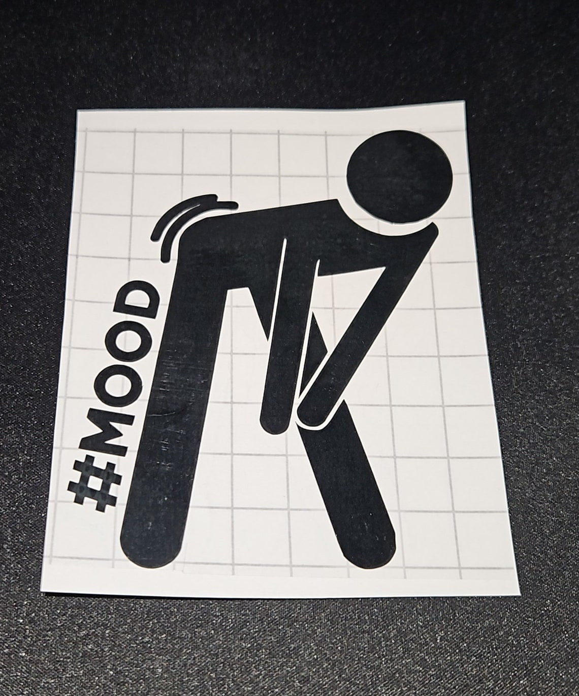 Twerking Stick Figure Mood Vinyl Window Decal Bumper Sticker - Etsy