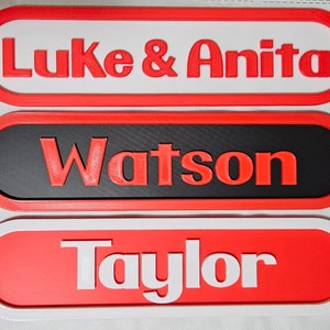 Custom Nintendo Style Name Sign/nameplate - Etsy