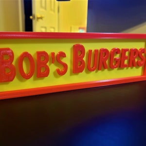 Bob's Burgers Sign for Kitchen, Bedroom, or Game Room - Etsy
