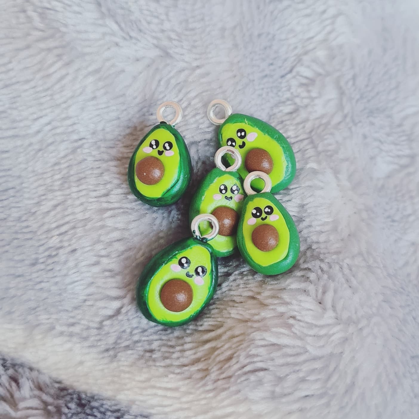 Kawaii Avocado Charm - Etsy