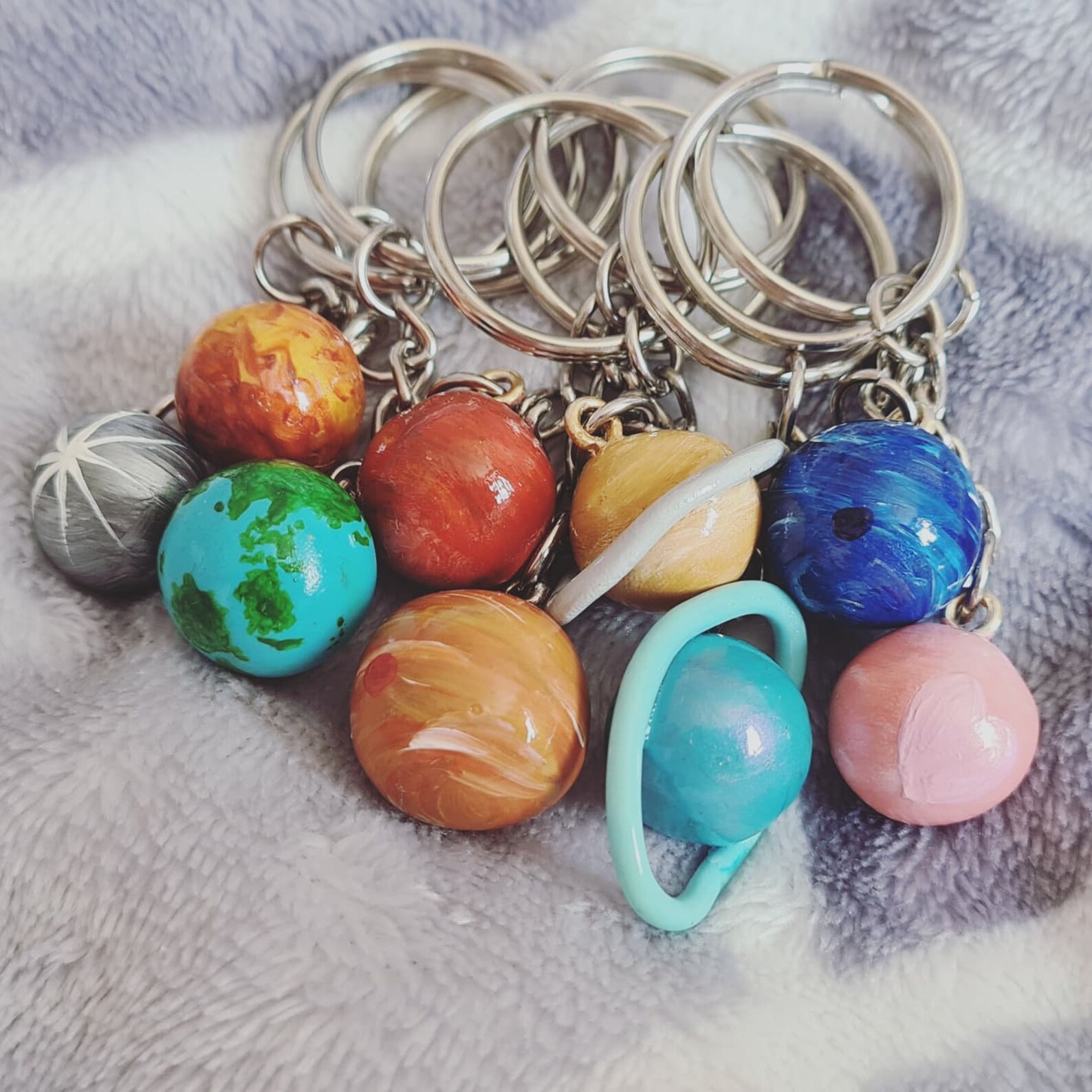 Solar System Keychain | Etsy