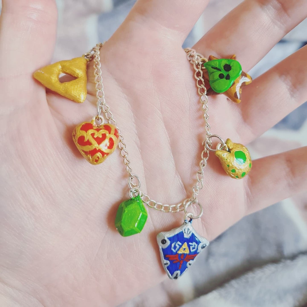Legend of Zelda Charm Bracelet - Etsy