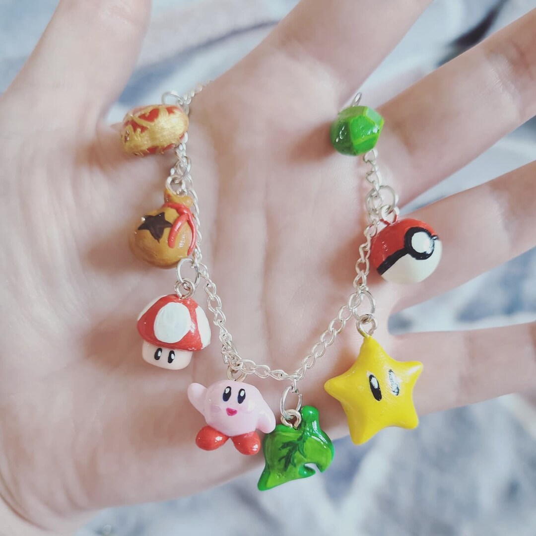 Nintendo Charm Bracelet - Etsy