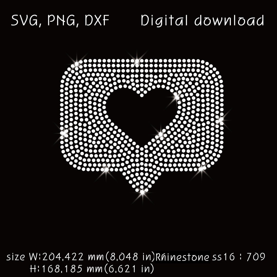 Like, Download, SS16 Rhinestone Templates, Svg, Png, Dxf - Etsy