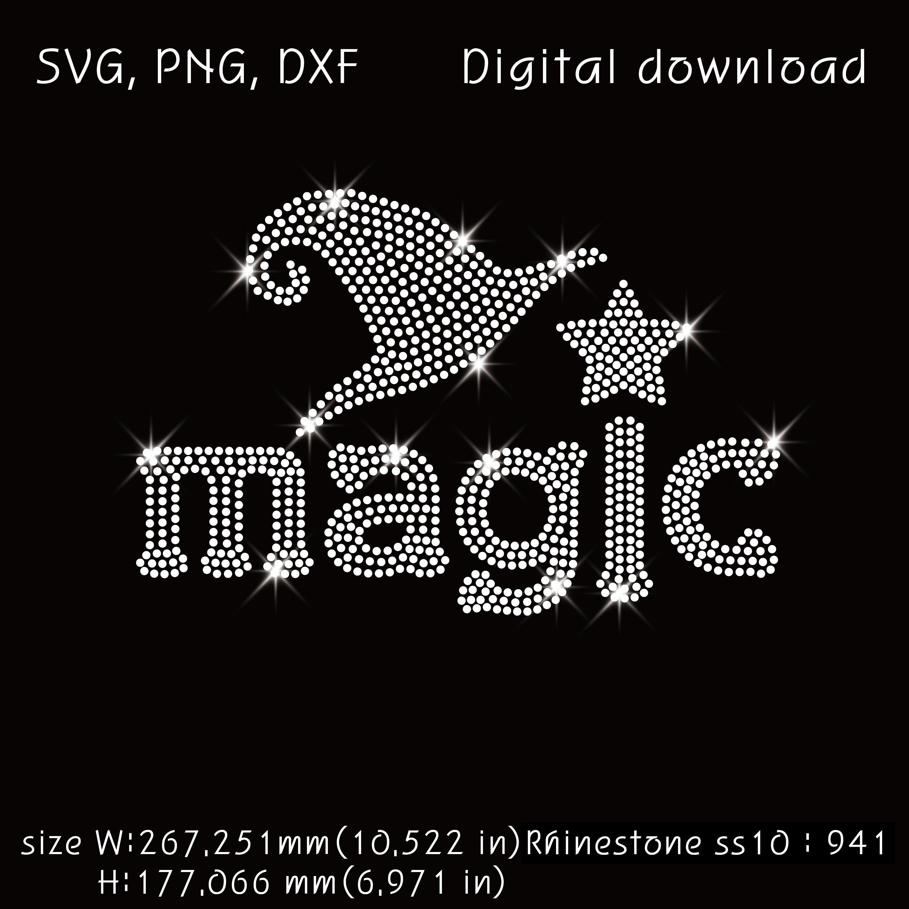 Magic, Download, Rhinestone Templates, Svg, Png, Dxf - Etsy