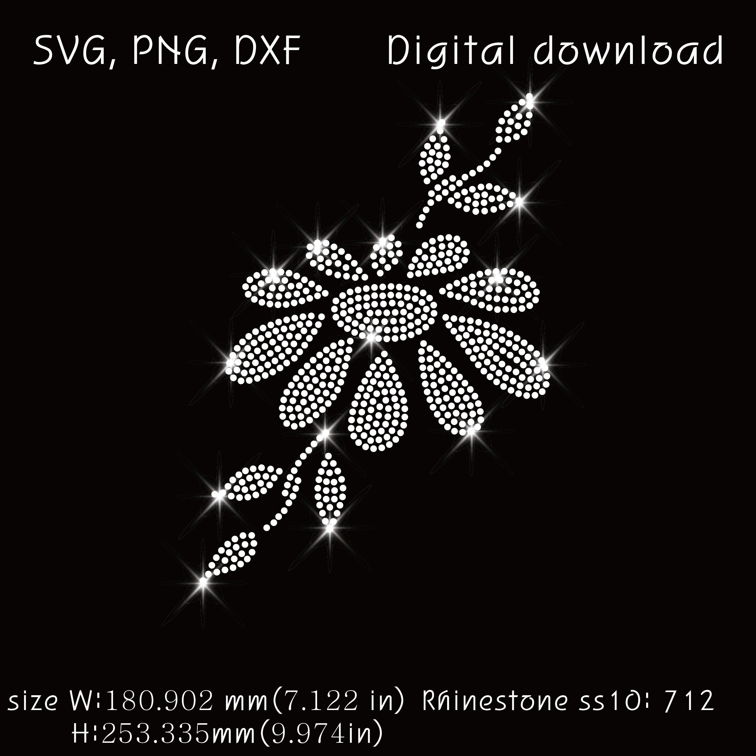 Daisy Flower, Digital Download, Rhinestone Templates, Svg, Png, Dxf - Etsy