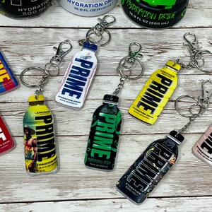 Prime Keychain | Backpack Clip | Bottle Shape Keychains | Birthday ...