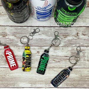 Prime Keychain | Backpack Clip | Bottle Shape Keychains | Birthday ...