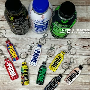 Prime Keychain | Backpack Clip | Bottle Shape Keychains | Birthday ...