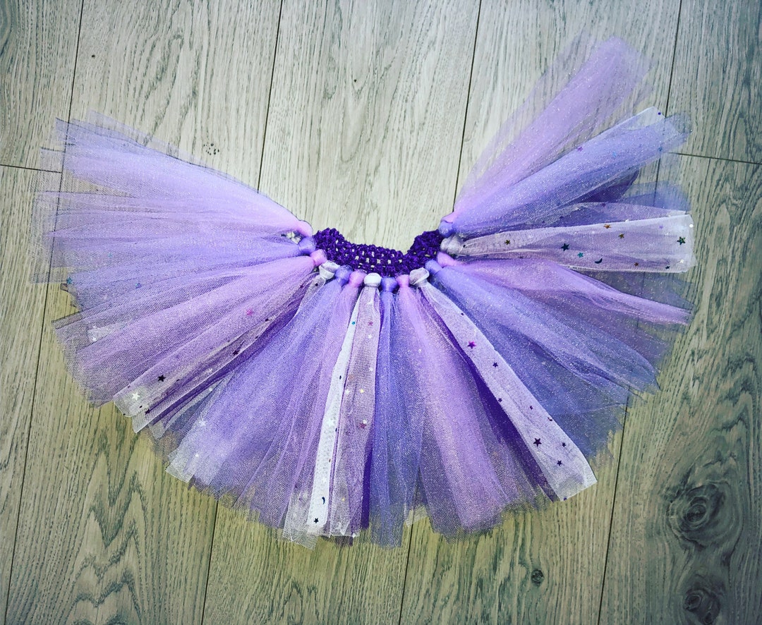 Baby Girls Toddle Lila Purple Sparkle Tutu. Rapunzal Princess - Etsy España