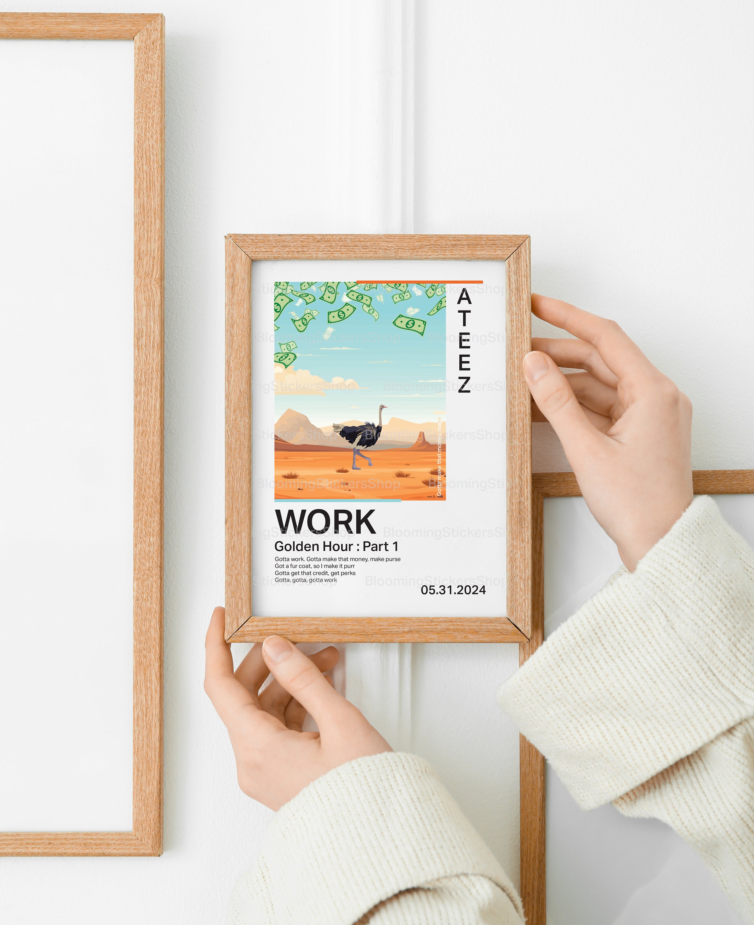 Ateez work Mini Poster Digital Download Aesthetic Kpop Wall Art Easy to ...