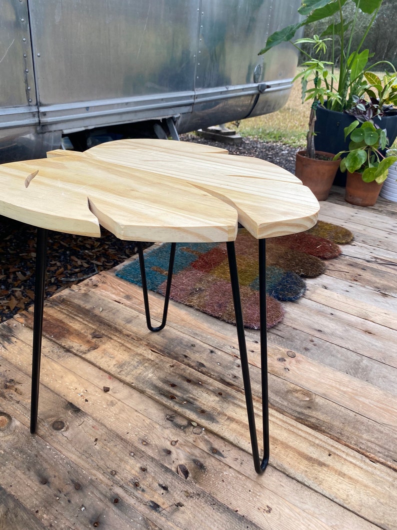 Monstera Leaf Table - Etsy