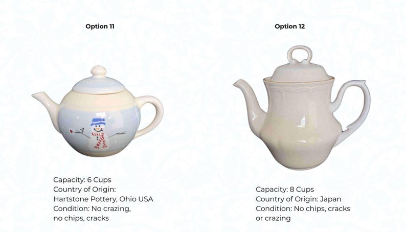 Eclectic Vintage Teapot Collection: Global Mismatched Teaware for Tea ...