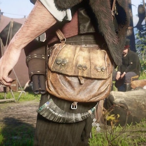 Arthur Morgan Bison Horn Talisman Trinkets REAL HORN Cosplay Rdr2 Cores ...