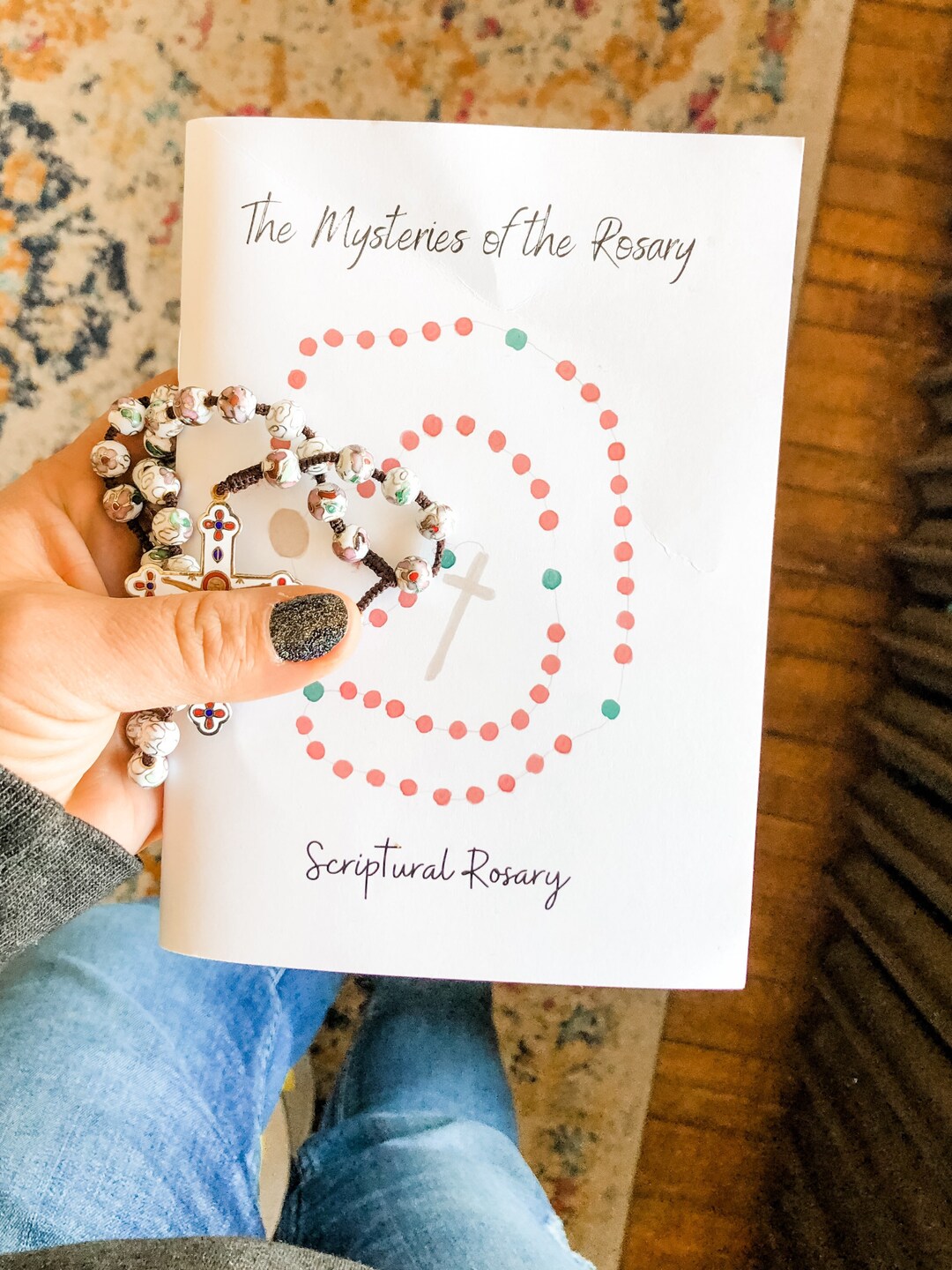 Complete Scriptural Rosary Book, 4x6, Watercolor, Devotional, Lent ...