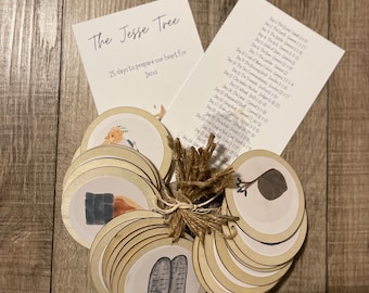 Jesse Tree Ornaments (small) - Etsy