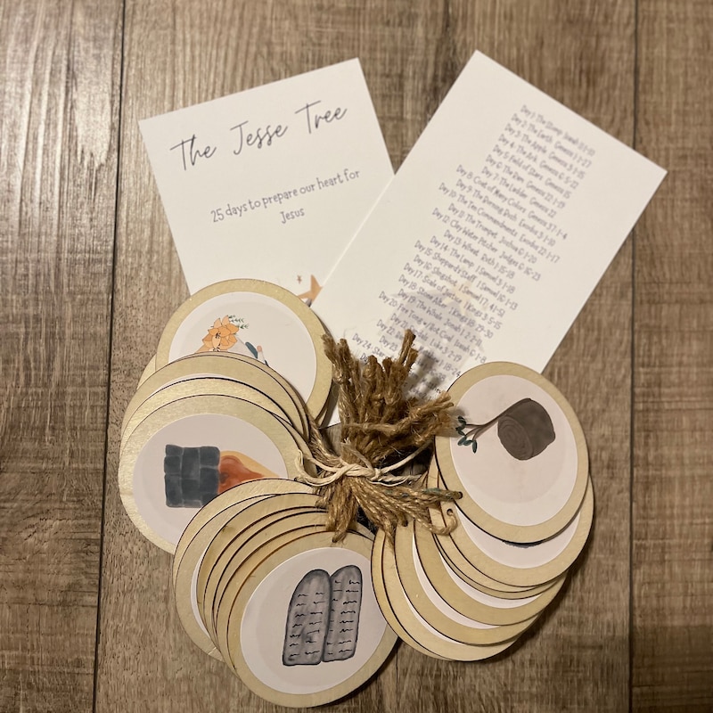 Jesse Tree Wood Tree - Etsy