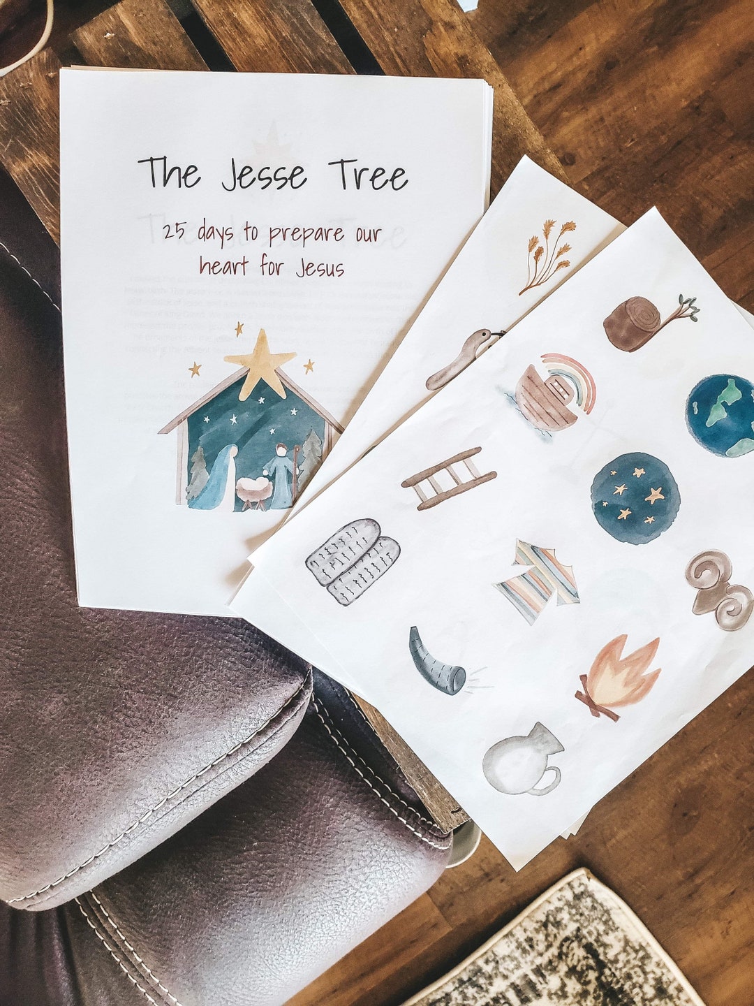 Jesse Tree Day by Day Advent - Etsy