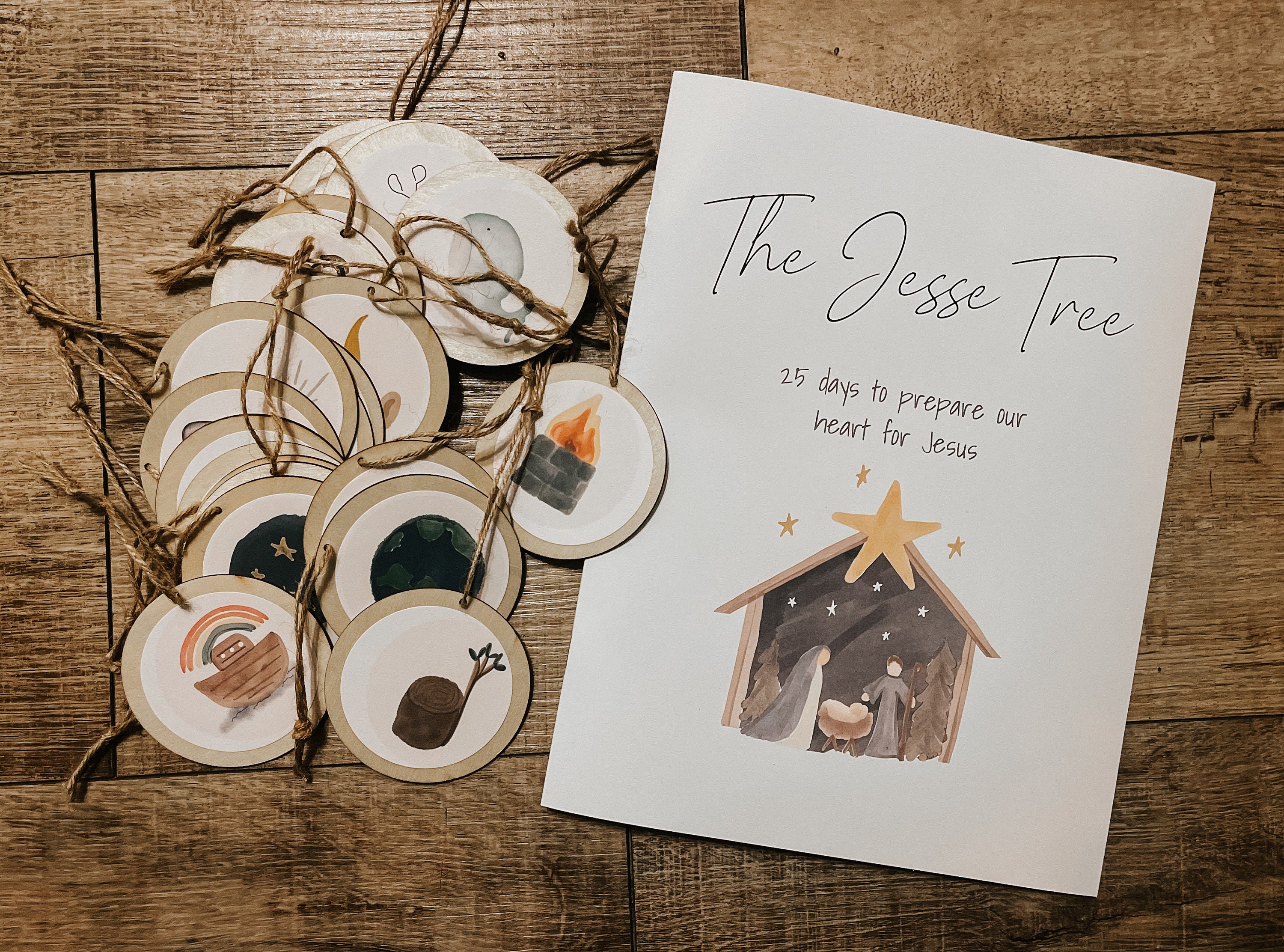 Jesse Tree Day by Day Advent - Etsy