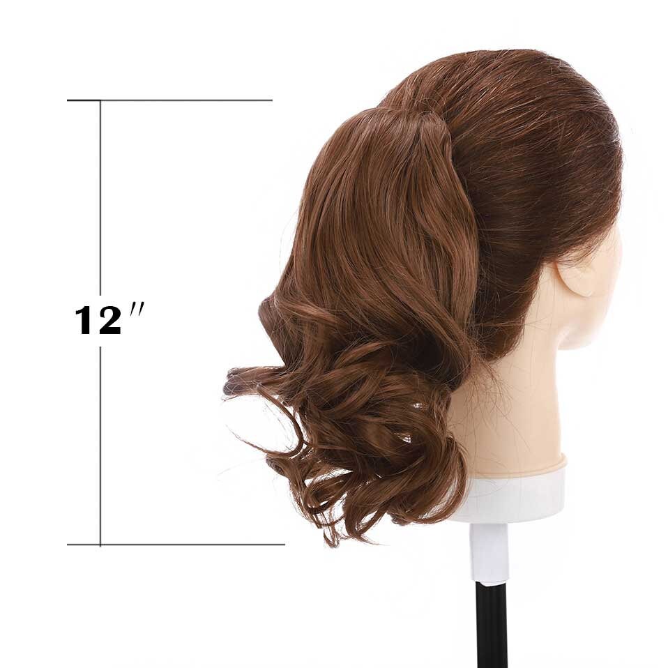 Short Wavy Ponytail Claw Jaw in Hairpiece Synthetic Clip in - Etsy Canada