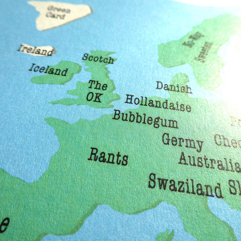 Donald Trump's World Map A3 Print - Etsy