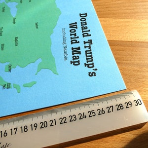 Donald Trump's World Map A3 Print - Etsy