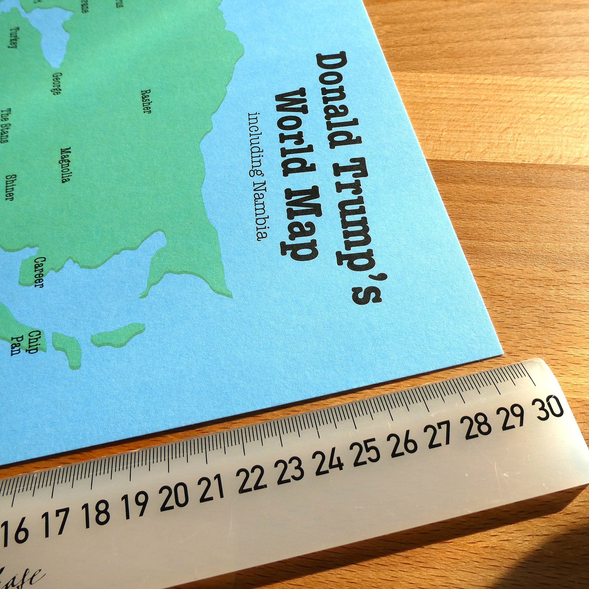 Donald Trump's World Map A3 Print - Etsy