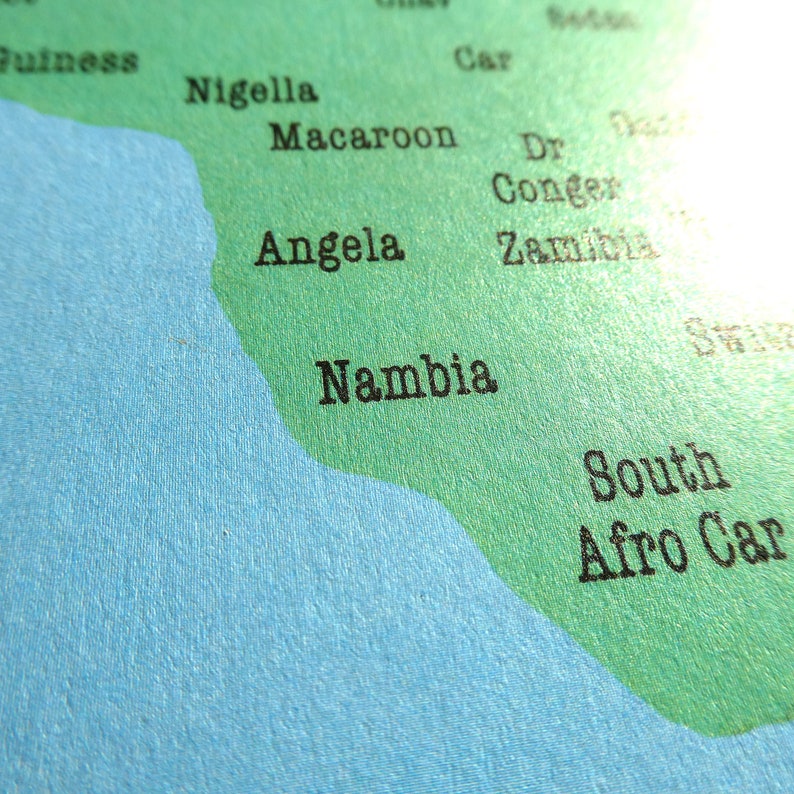 Donald Trump's World Map A3 Print - Etsy