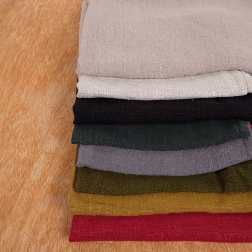 EXTRA Heavy Weight Linen Fabric Yard by the Meter 100 Cm Width - Etsy