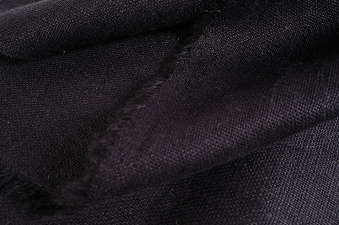 EXTRA Heavy Weight Linen Fabric by the Yard by the Meter 400 Gsm ...