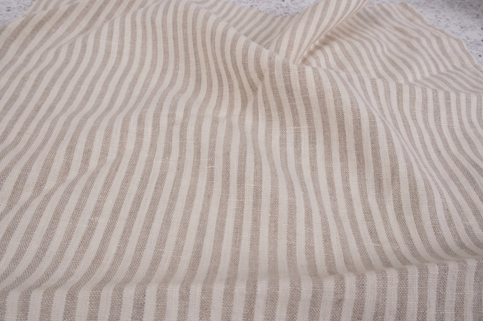PURE Linen Blue Stripes Medium Weight 100% Linen Fabric by - Etsy