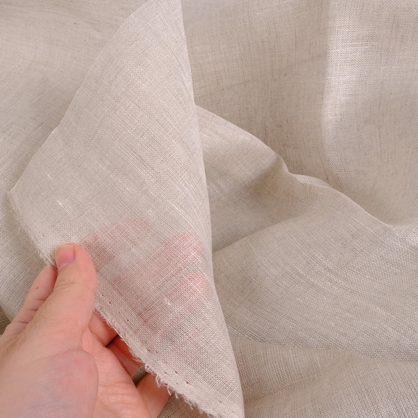 Sheer Linen Fabric - Etsy